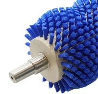 China Industrial Nylon Cylindrical Cleaning Roller Brush Rotary for food processing for sale