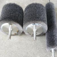 China WPC Boards Sanding Polishing Stainless Steel Wire Roller Brush for sale
