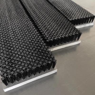 China Custom Industrial CNC Punching Machine PVC Nylon Cleaning Tufted Table Panel Brushes for sale