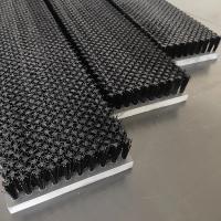 China Custom Industrial PVC HDPE Base Board Tufted Scrub Plate Cleaning Brush with 2000kg/㎡ Load Capacity and 0.1-0.3mm Filament Options for sale
