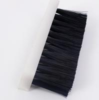 China Customizable PVC Base Nylon/Pp Bristles Plate Brushes For Sliding Furniture Panels for sale