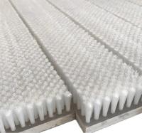 China Industrial Custom Plate Brush Food Grade Nylon Bristle for Food Applications 1200mm for sale