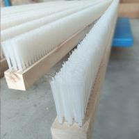 China Industrial Custom Lath Brush Pvc Base Nylon Material Brushes For Dust Removal for sale