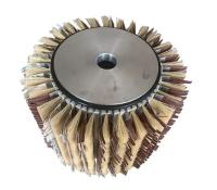 China Grit 80 Sandpaper Sisal Polishing Roller Brush for Wood Furniture Surface Finishing 180mm for sale