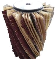 China Grit 80 Sandpaper Sisal Polishing Roller Brush for Wood Furniture Surface Finishing 180mm for sale