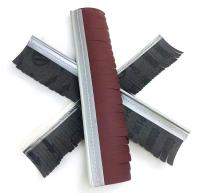 China Custom Size Grit 100 Sisal Sandpaper Cylindrical Brush for Woodworking Sanding Machines for sale