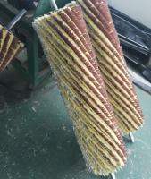 China Grit 120 Sandpaper Sisal Abrasive Brush Roller Polishing Strip Brushes for Sander Machine 180mm for sale