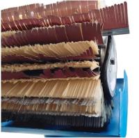 China Grit 180 Alumina Sandpaper Sisal Polishing Brush Roller 180mm for Wood Metal Polishing Machine for sale