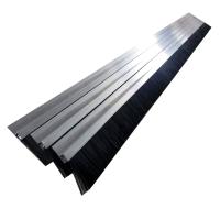 China Customizable Aluminum Alloy Strip Brush Door Seal Weather Stripping 0.1-0.5mm Nylon Bristle for sale