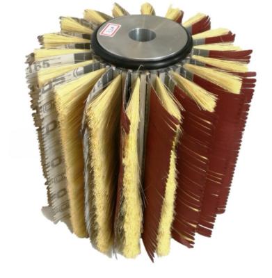 China Grit 600 Sisal Sandpaper Polishing Roller Brush for Wood Furniture Sanding 180mm for sale