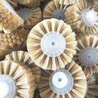 China Custom Sisal Roller Brush for Wood Polishing Waxing Cleaning 100mm for sale