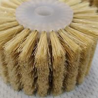 China Custom Sisal Roller Brush for Wood Polishing Waxing Cleaning 100mm for sale