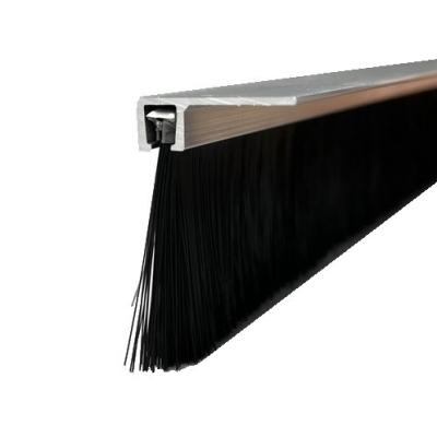 China Metal Channel Nylon Bristle Flexible Sealing Straight Strip Brushes for sale