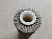 China Custom Stainless Steel Wire Roller Brush 150mm for Polishing and Rust Removal for sale