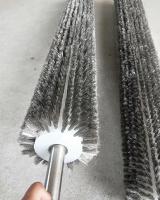 China Custom Stainless Steel Wire Roller Brush 150mm for Polishing and Rust Removal for sale