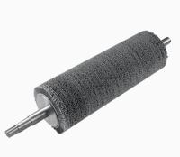 China Custom Nylon Abrasive Wire Roller Brush for Deburring Polishing Grinding 120mm Width for sale