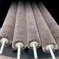 China Industrial Horsehair Cylindrical Brush Roller for Wood Metal Polishing Custom Size for sale