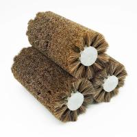 China Industrial Horsehair Cylindrical Brush Roller for Wood Metal Polishing Custom Size for sale