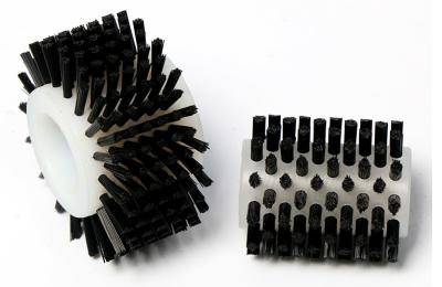 China Industrial Nylon Bristle Material Roller Brush Custom Size Cleaning Cylinder Brushes For Clean for sale