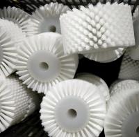 China Industrial Nylon Bristle Material Roller Brush Custom Size Cleaning Cylinder Brushes For Clean for sale