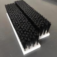 China Custom Nylon PP Plate Brush for CNC Machines and Cleaning for sale