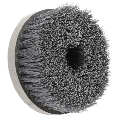 China Custom Industrial Brushes Nylon Abrasive Wire Disk Brush For Industrial Polishing for sale