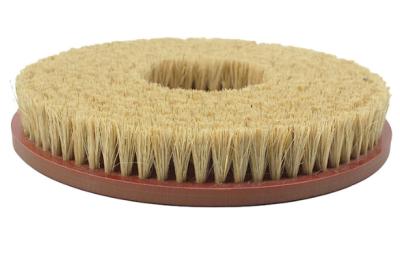 China Custom Industrial Sisal Disc Brush for Polishing Grinding Rust Removal 6 Inch for sale