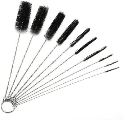 China Tube Cleaning Nylon Brushes Test Tube Pipe Cleaning Straw Brush for sale
