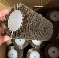 China Cylindrical Horsehair Roller Brush For Polishing And Cleaning for sale