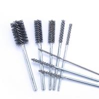 China Industrial Custom Silicon Carbide Pipe Brush Abrasive Twisted Wire Brush For Hardware Polishing for sale