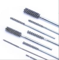China Industrial Custom Silicon Carbide Pipe Brush Abrasive Twisted Wire Brush For Hardware Polishing for sale
