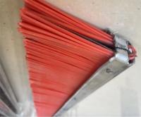 China Industrial Brick Machine Strip Brush PP and Steel Wire Bristles 900-1500mm for sale