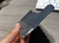 China Custom Sanding Brush Alumina Silicon Carbide Bristles Bamboo Stick Base Strip Brush Wood Polishing 3mm 10mm Grit 80 600 for sale