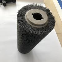 China Customized Woodworking Abrasive Nylon Roll Brush for Wood Finishing for sale