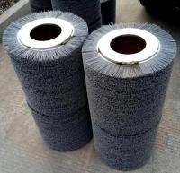 China Customized Woodworking Abrasive Nylon Roll Brush for Wood Finishing for sale