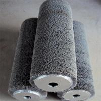 China Customized Woodworking Abrasive Nylon Roll Brush for Wood Finishing for sale