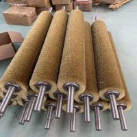China Customized Coppered Steel Wire Brush Roller Polishing Sanding Drums for sale