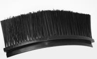 China Industrial Custom Brush Strip Seal Brush Nylon Bristle 30-200mm Length Rubber Base for sale
