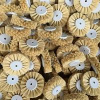 China Tampico Sisal Roller Brush for Metal Wood Polishing Custom Size Industrial Cylinder for sale