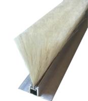 China Industrial Brush Strip Custom Aluminum Alloy Base Wool Bristle Seal Strip 5m for sale