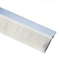 China Industrial Brush Strip Custom Aluminum Alloy Base Wool Bristle Seal Strip 5m for sale