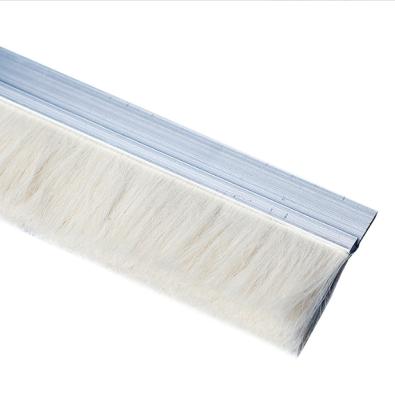 China Industrial Brush Strip Custom Aluminum Alloy Base Wool Bristle Seal Strip 5m for sale