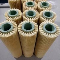China Custom Cylindrical Tampico Sisal Roller Brush for Wood Polishing 100mm for sale