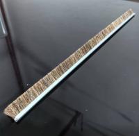 China Industrial Custom Horse Hair Strip Brush Cleaning Brush Strip Metal Base Door Sweep Brush 5 Meters for sale