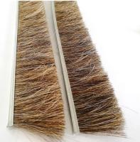 China Custom Industrial Horse Bristle Brush Strip for Door Bottom Sealing Dustproof Cleaning for sale
