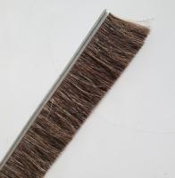 China Custom Industrial Horse Bristle Brush Strip for Door Bottom Sealing Dustproof Cleaning for sale