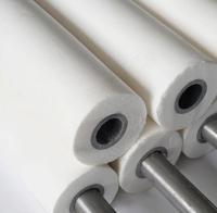 China Industrial Customized Absorbent Sponge Rollers Polyvinyl Alcohol Material Absorb Water Sponge Roller For Glass Industry for sale