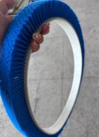 China Industrial Custom Belt Brush Nylon PP Bristle Cleaning Conveyor Belt Brush 100m MOQ for sale