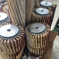 China Customized Tampico Fiber Roller Brush Sanding Paper Drums Brush for sale
