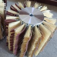 China Customized Woodworking Metal Polishing Sisal Sandpaper Roller Brush for sale